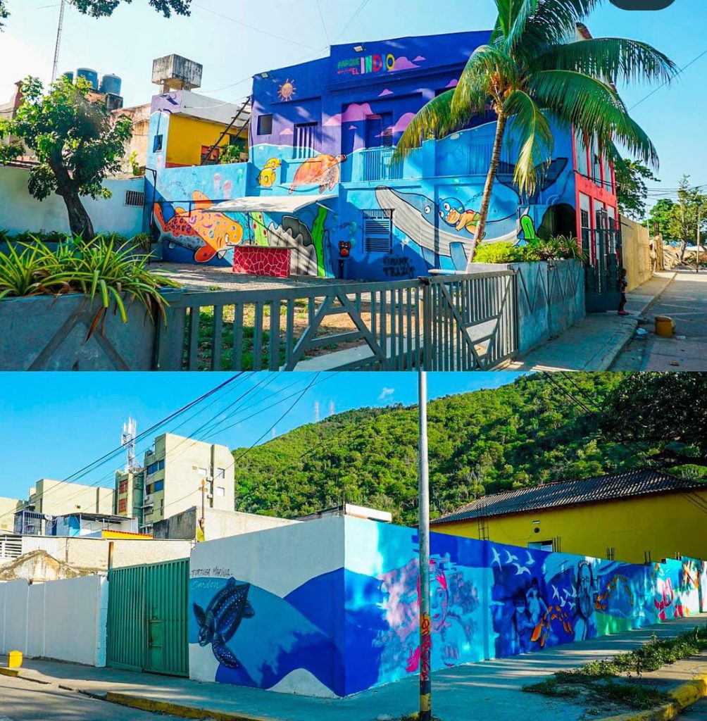 Macuto se llena de colores con la galería de arte a cielo abierto ...