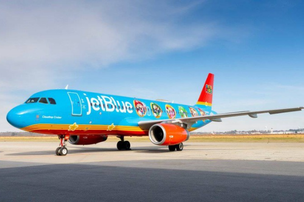 JetBlue y Nintendo se han asociado y presentan su avión de Mario Bros y ...